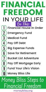 10 Money Bliss Steps to Financial Freedom - Money Bliss