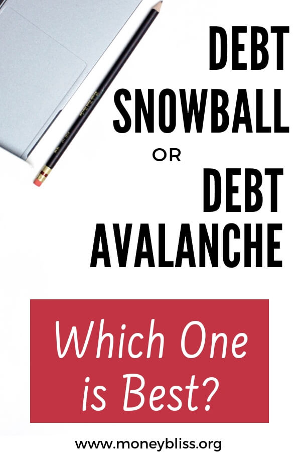 Debt Snowball vs. Debt Avalanche - Which Method is Best? - Money Bliss