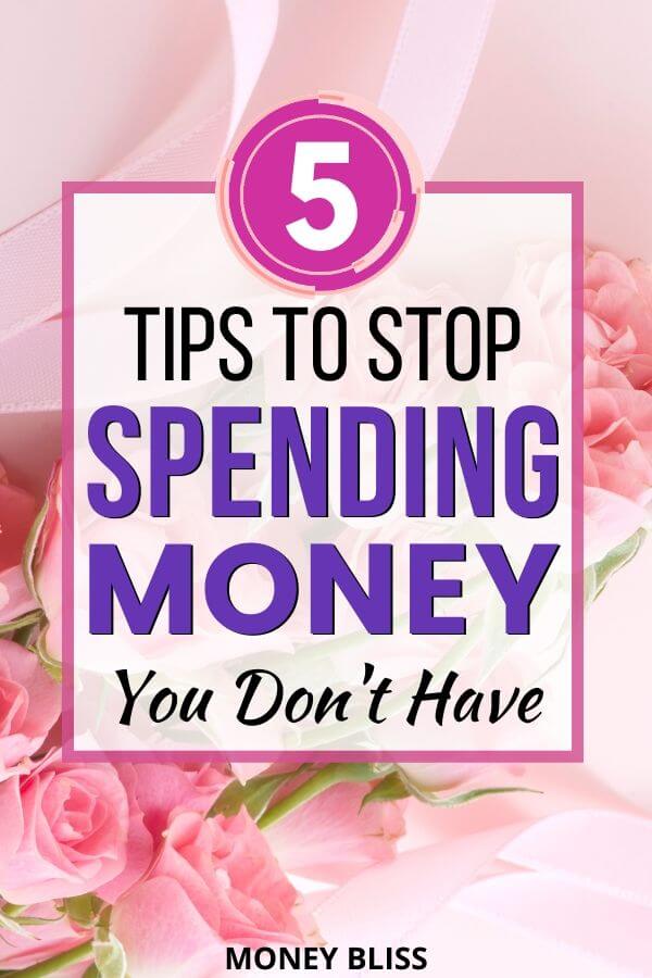 The Vicious Cycle- Learn How to Stop Spending Money Now - Money Bliss