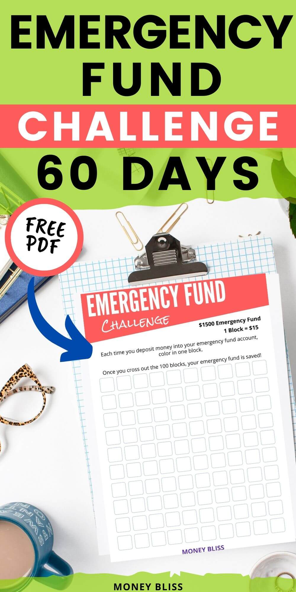 Quickstart your Emergency Fund Challenge in Less than 60 Days - Money Bliss