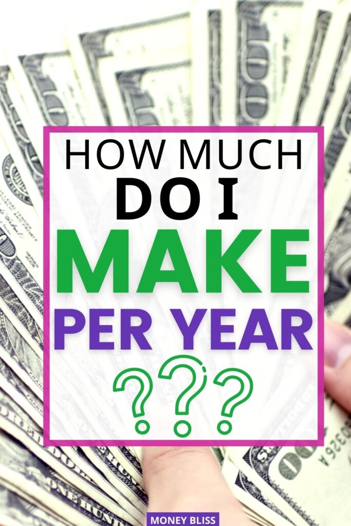 How Much Do I Make Per Year Money Bliss
