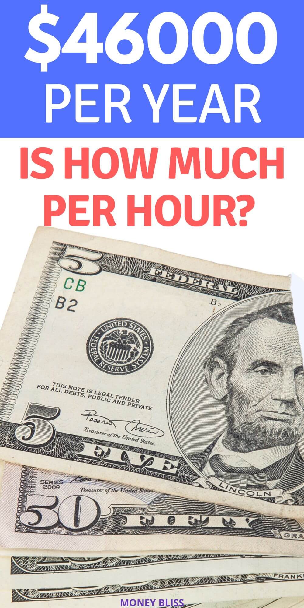 $46000 a Year is How Much an Hour? Good Salary to Live On? - Money Bliss