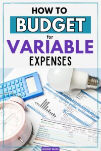 How to Budget for Variable Expenses with Examples - Money Bliss