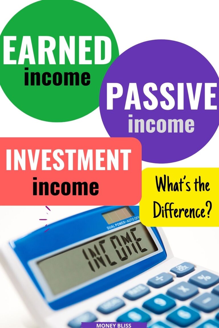 Difference Between Earned Income, Passive Income and Investment Income ...