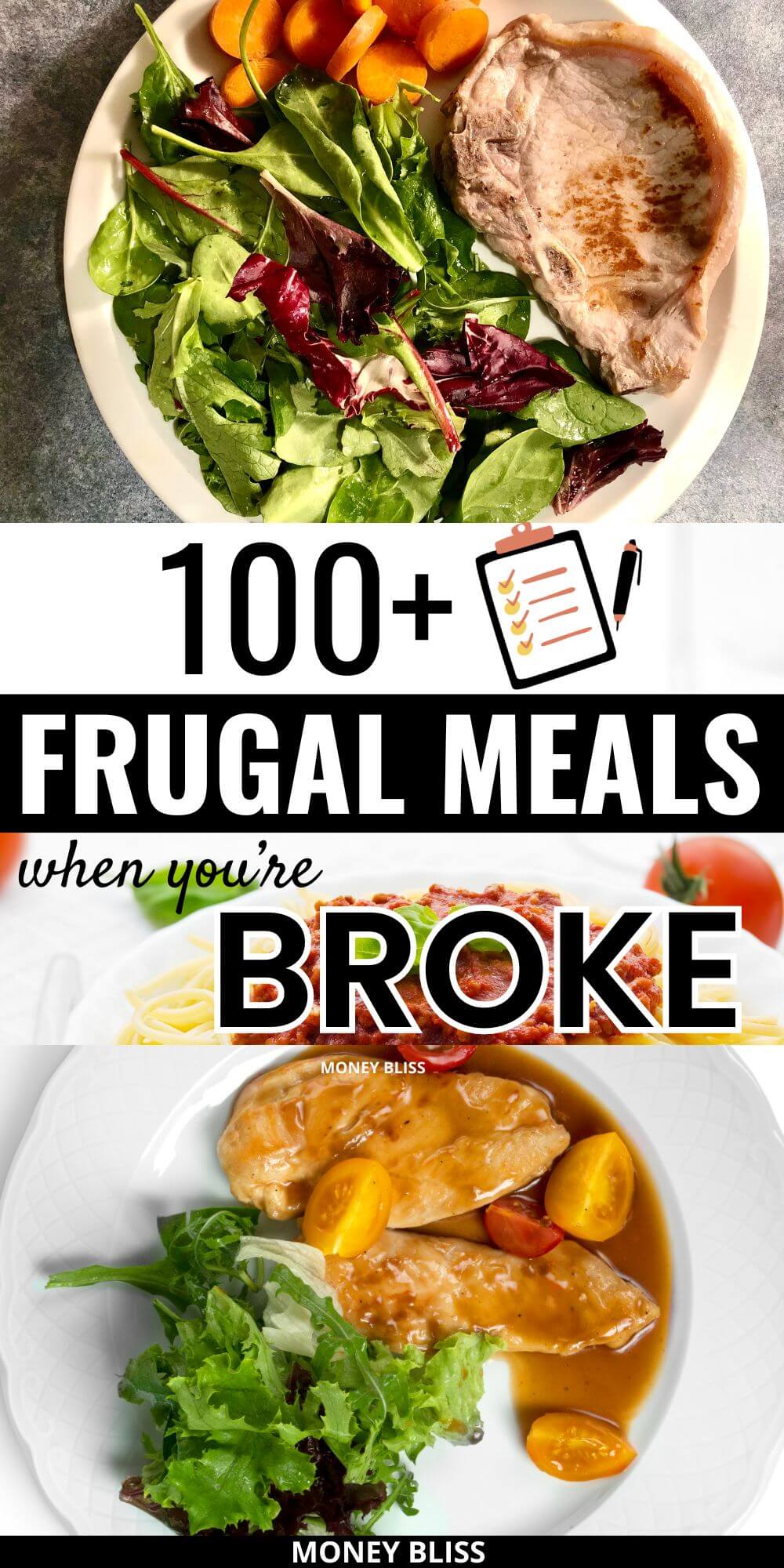100+ Frugal Meals for When You're Broke or on a Budget - Money Bliss
