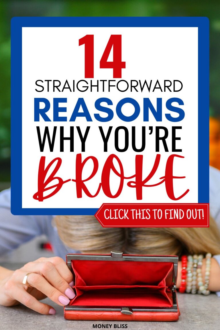 I Am Broke : Why it Happens and Escape Being Broke - Money Bliss