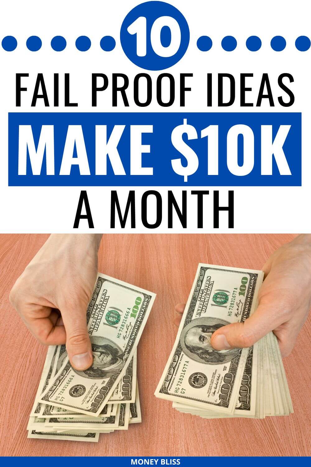 10 Fail Proof Ideas to Make $10K Each Month - Money Bliss