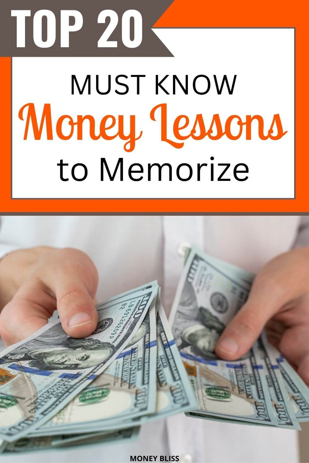 20 Smart Money Lessons You Should Always Remember - Money Bliss