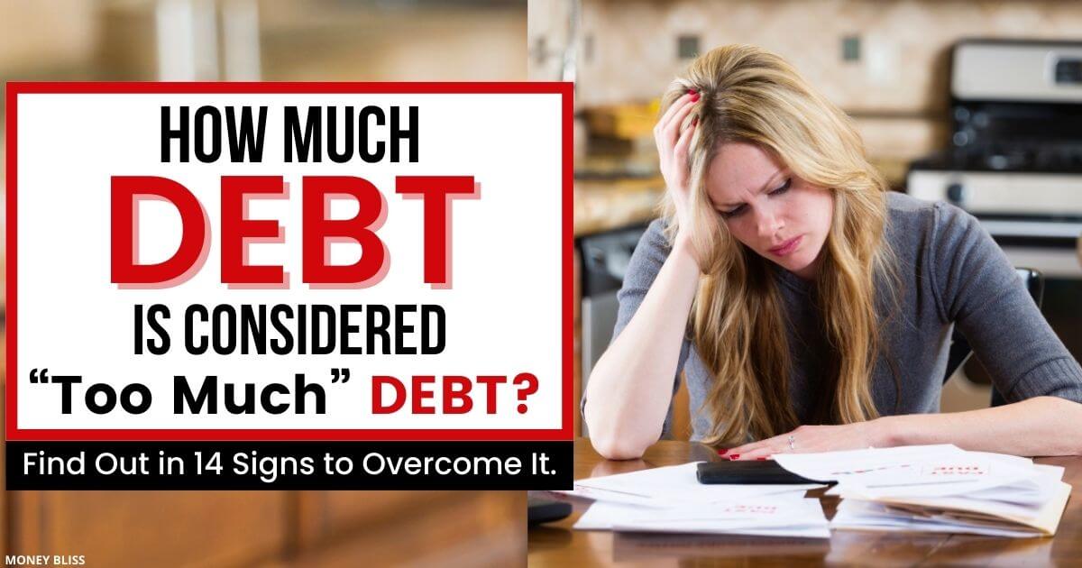 How much debt is considered "too much" debt? - Money Bliss
