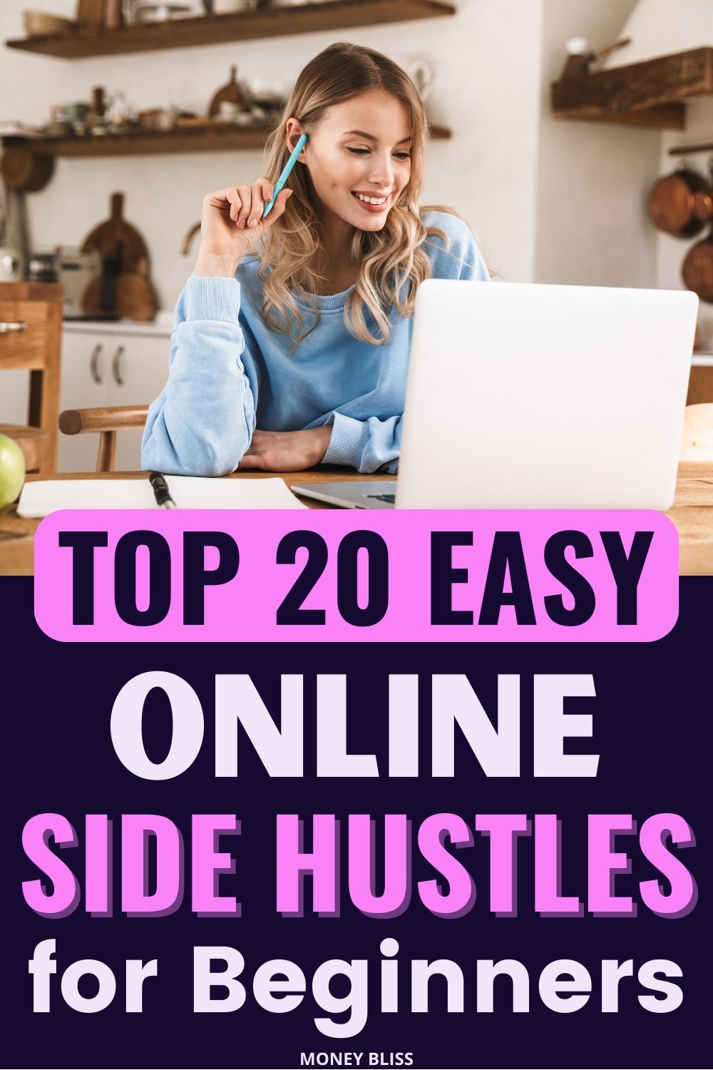 20 Easy Online Side Hustles for Beginners - Money Bliss