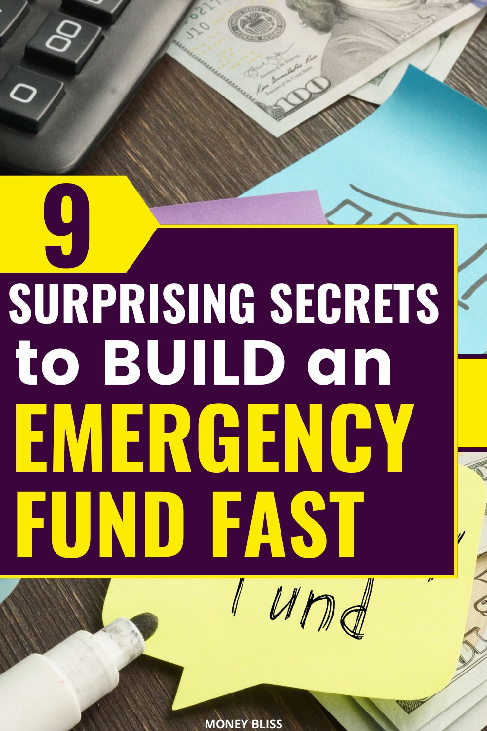 Emergency Fund: How to Build One Fast - Money Bliss