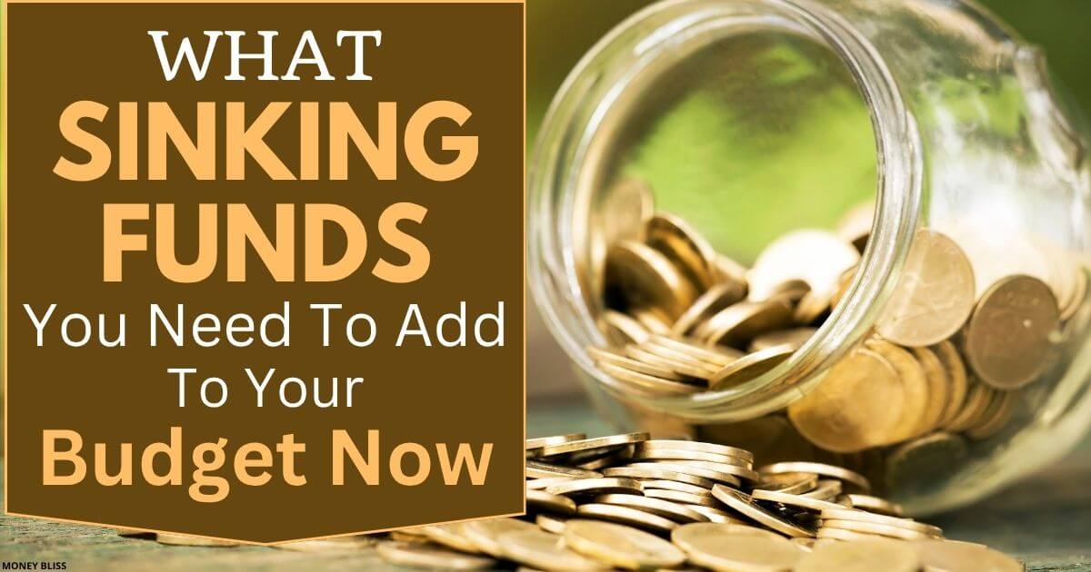 What Sinking Funds You Need to Add to Your Budget Now - Money Bliss