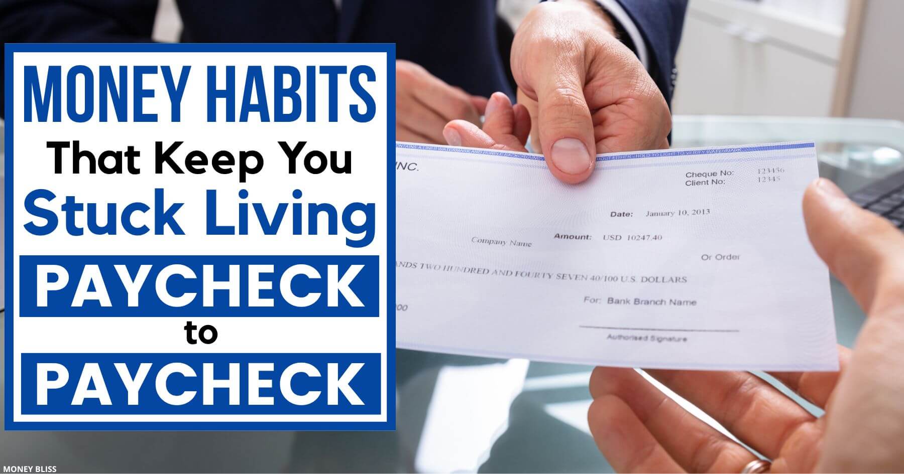 Money Habits That Keep You Stuck Living Broke - Money Bliss