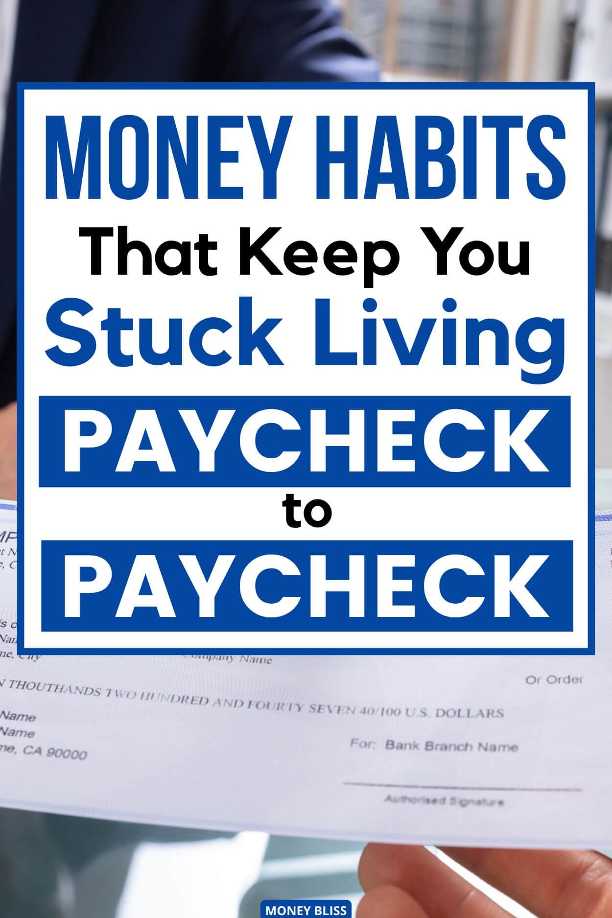 Money Habits That Keep You Stuck Living Broke - Money Bliss